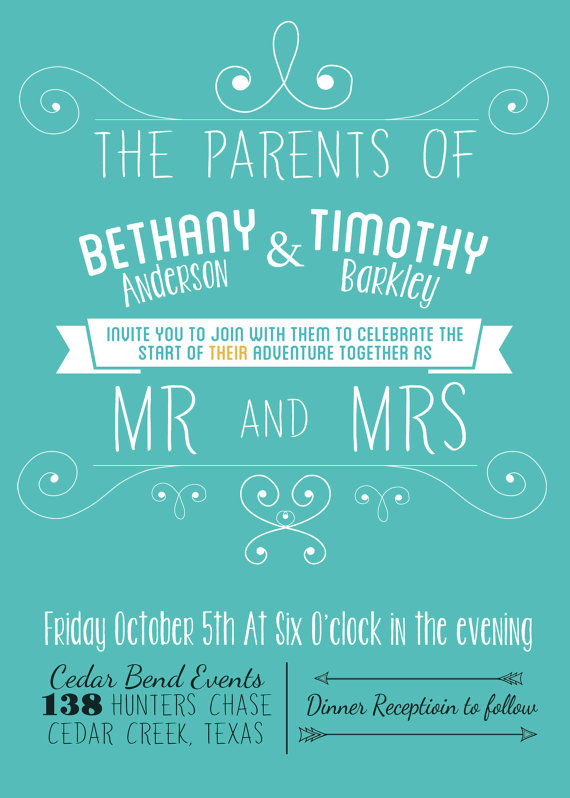 my anniversary + wedding invitations from nashville – R E F U R B I S H E D